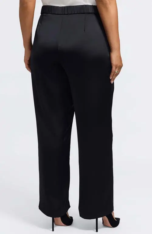Foxcroft Ankle-length Pull-on Pants - Black
