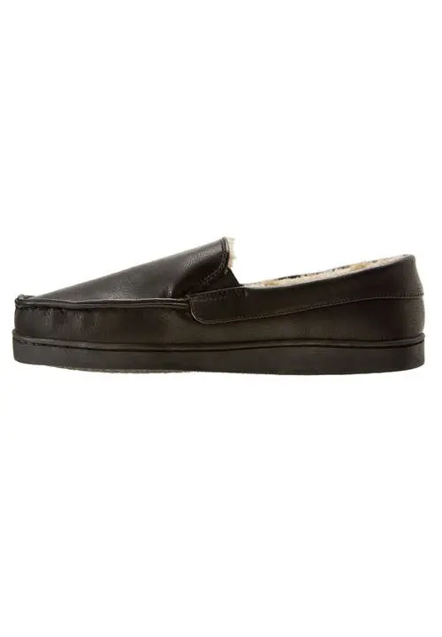 KINGSIZE Romeo Slippers With Faux-fur Lining - Brown