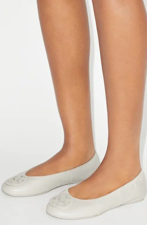Tory Burch Reva Travel Ballet Flat - Ash Cloud