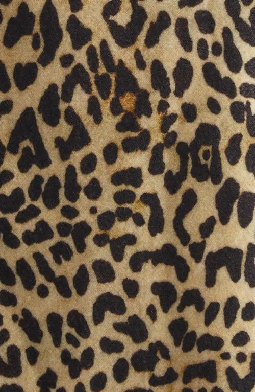 Valentino Garavani Leopard Print Wool Coat - Beige Multi