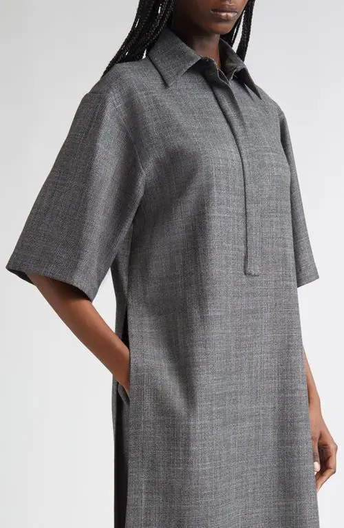 Michael Kors Wool & Silk Jaspé Twill Tunic
