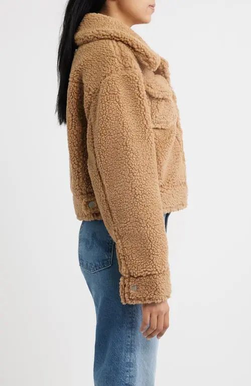 UGG Faux Shearling Trucker Jacket - Chestnut
