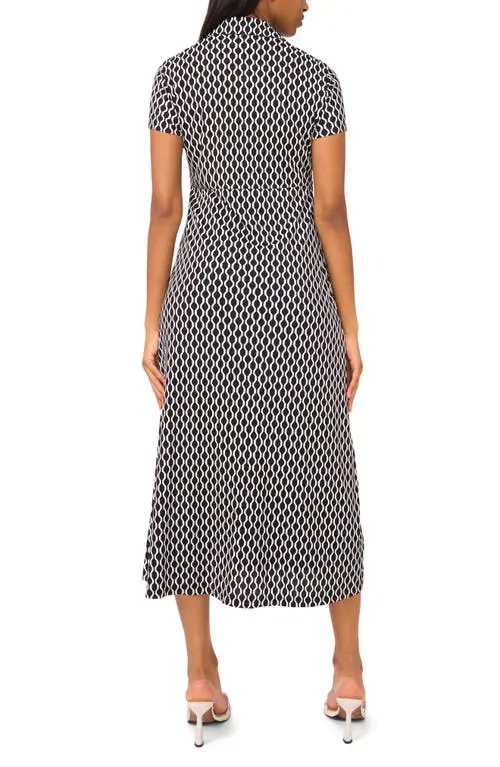 Halogen Allover Print A-line Dress
