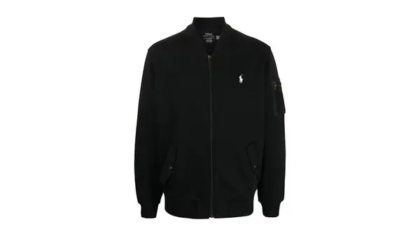 Polo Ralph Lauren Long Sleeve Double Knit Tech Full Zip Bomber Jacket