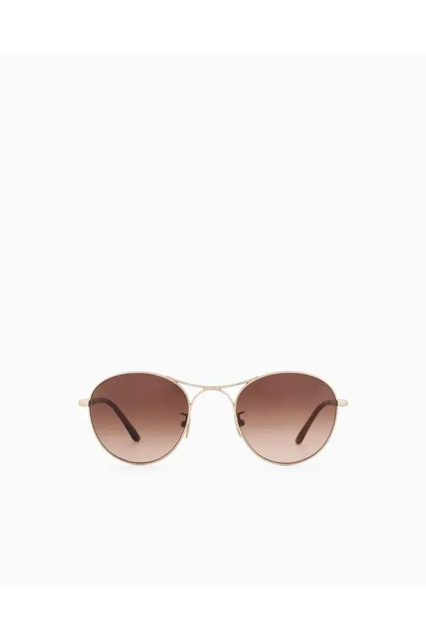 Giorgio Armani Square Sunglasses - Gold