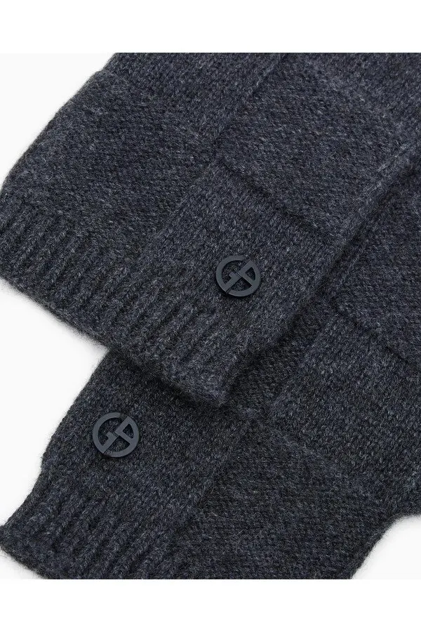 Giorgio Armani Cashmere Gloves - Natural