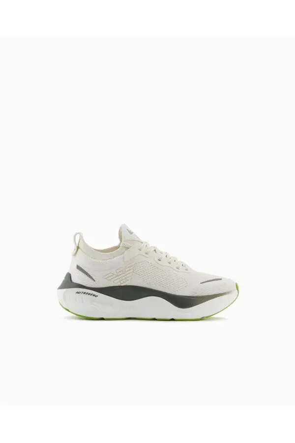 Emporio Armani Nitro Wave Sneakers - White