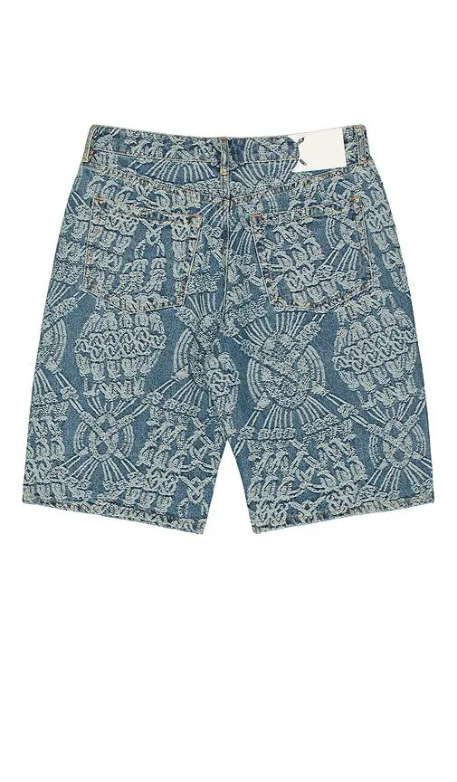 DAILY PAPER Macrame Denim Shorts