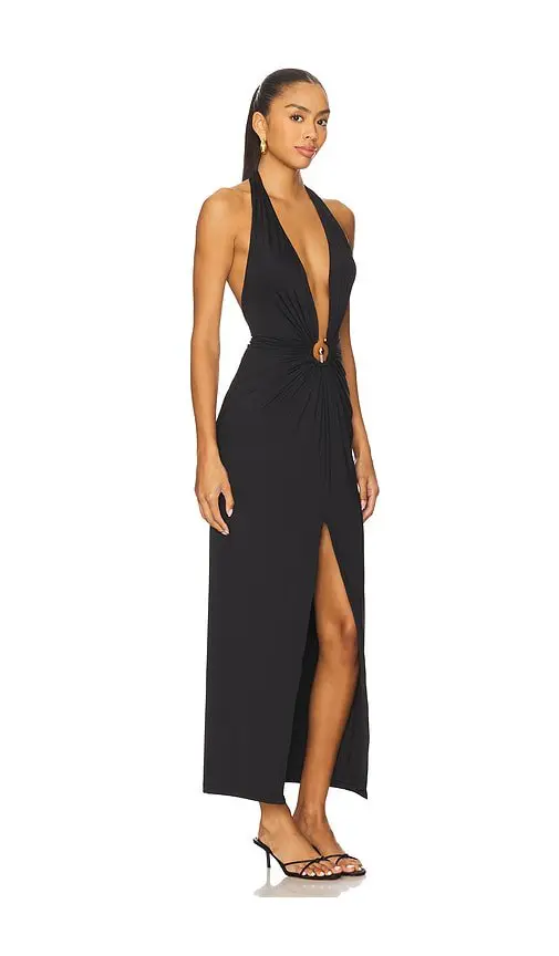 Bardot Alma Plunging Midi Dress