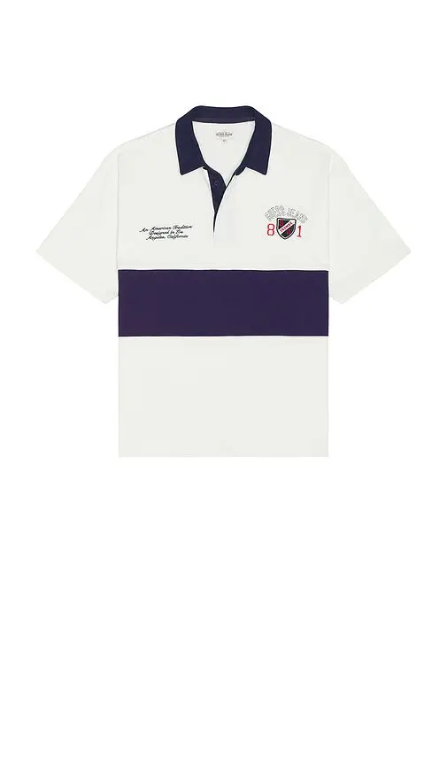 Guess Rugby Polo In White
