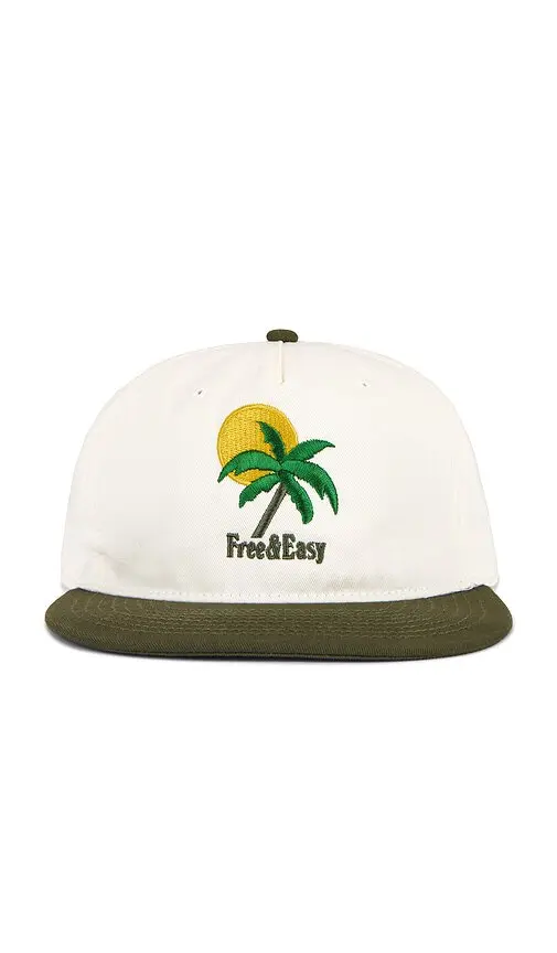 FREE & EASY Costa Sol Snapback Hat - Natural