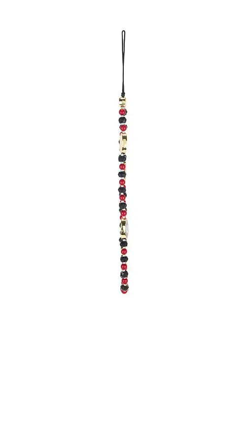 Baublebar University Of Georgia Beaded Phone Charm In Black,red