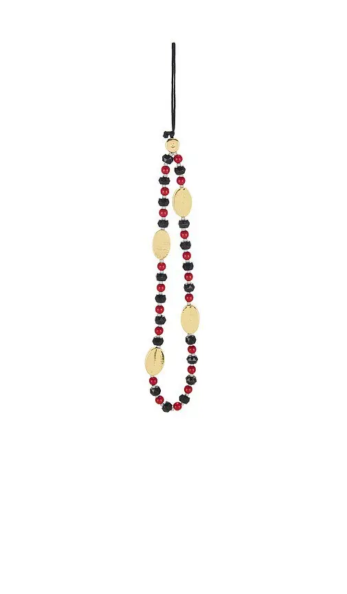 Baublebar University Of Georgia Beaded Phone Charm In Black,red