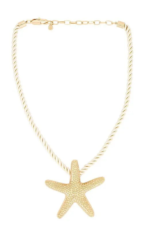 Ettika Starfish Statement Pendant Necklace - Gold