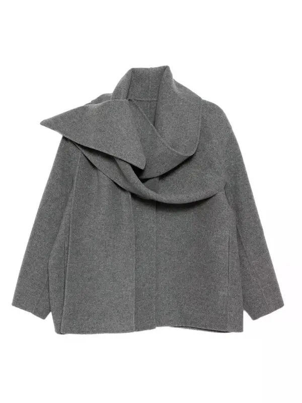 JNBY Draped Cape Jacket - Charcoal