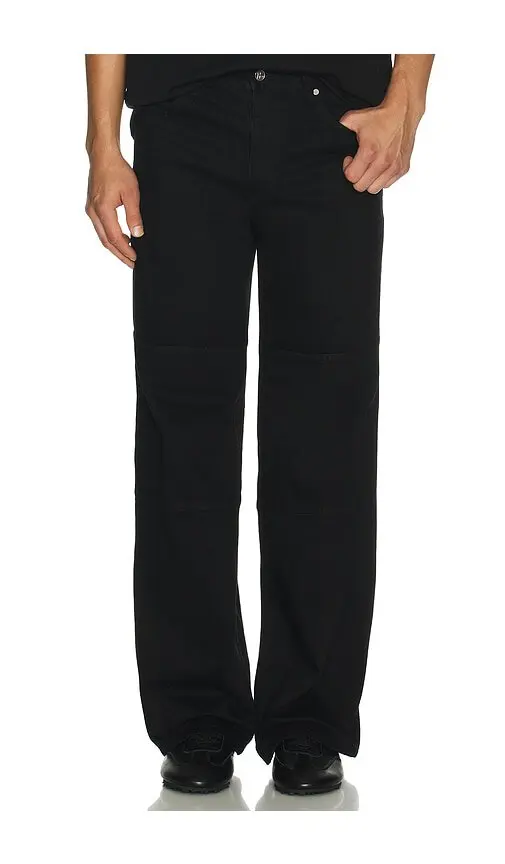 Helmut Lang Zip Carpenter Pant - Black