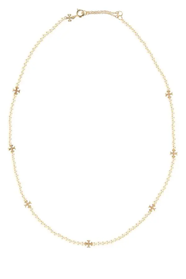 Tory Burch Pearl Necklace - White
