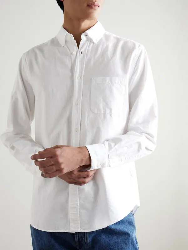 Portuguese Flannel Belavista Button-down Collar Cotton Shirt