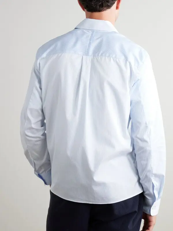 Mr P. Striped Organic Cotton Shirt
