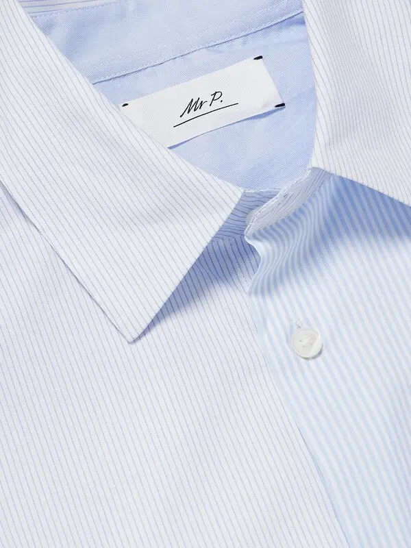 Mr P. Striped Organic Cotton Shirt