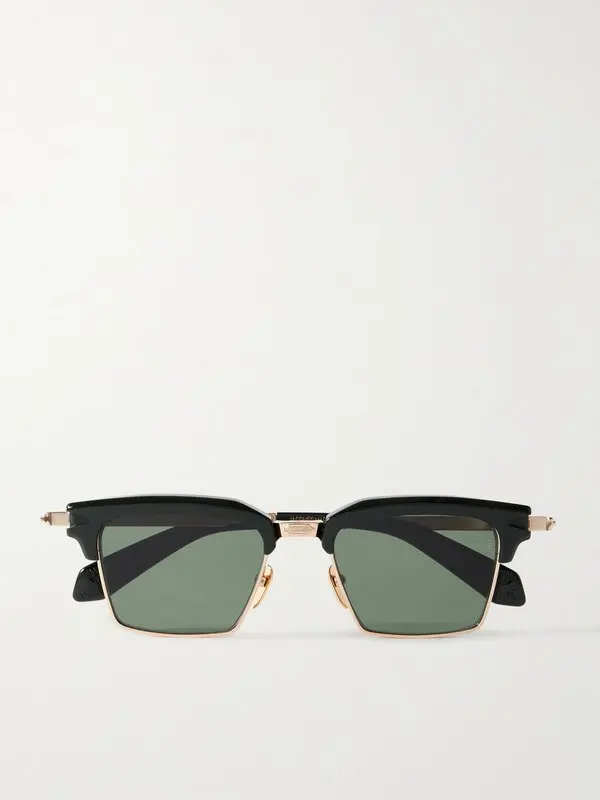 JACQUES MARIE MAGE Alin D-frame Sunglasses - Gold