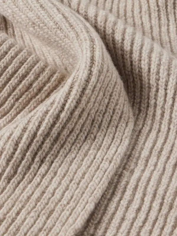 Inis Meáin Ribbed Cashmere Scarf