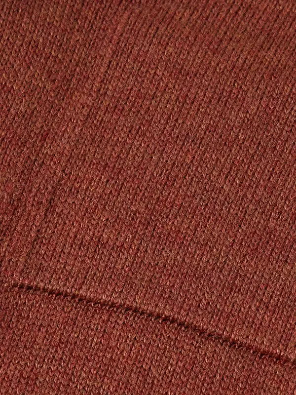 Inis Meáin Wool And Linen-blend Cardigan - Red