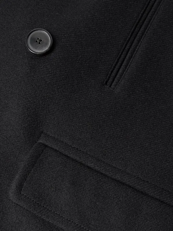 Dries Van Noten Oversized Double-breasted Wool-blend Twill Coat