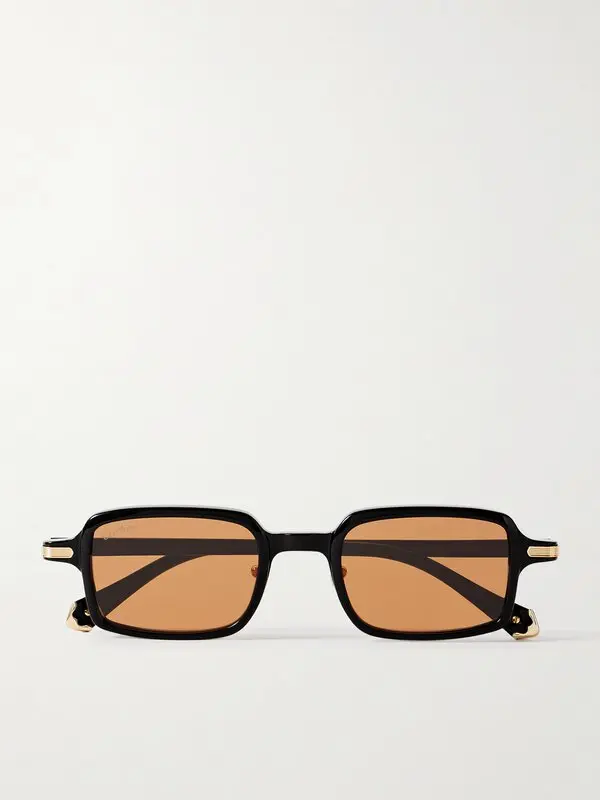 Cartier Rectangular-frame Sunglasses - Black