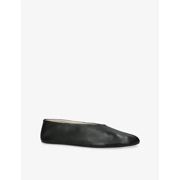 THE ROW Stella Leather Slipper