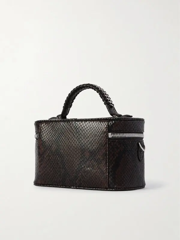 Stella McCartney Snake-effect Shoulder Bag - Brown