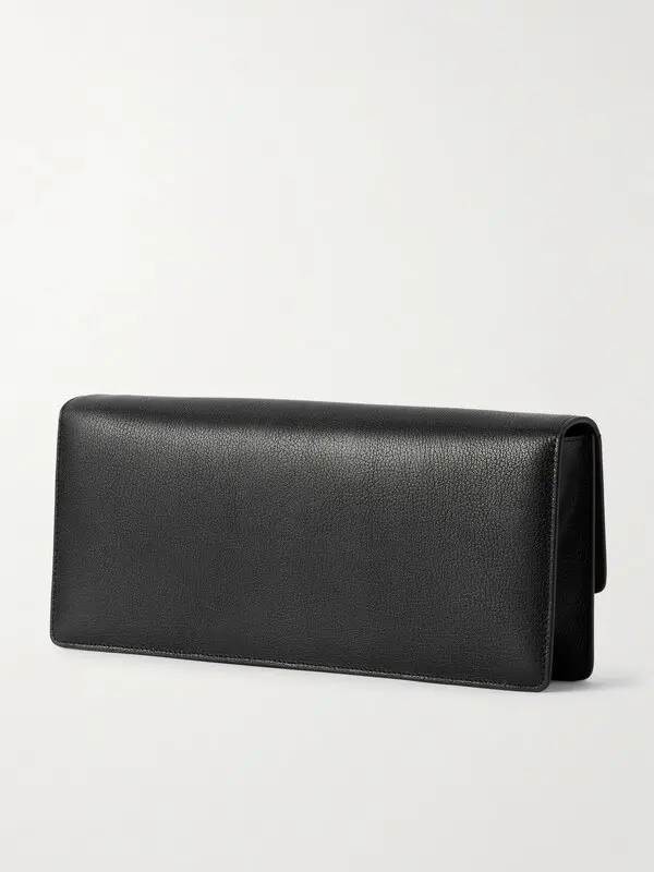 TOM FORD Textured-leather Clutch