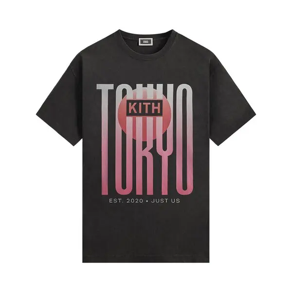 Kith Classic Logo Vintage Tee - Black