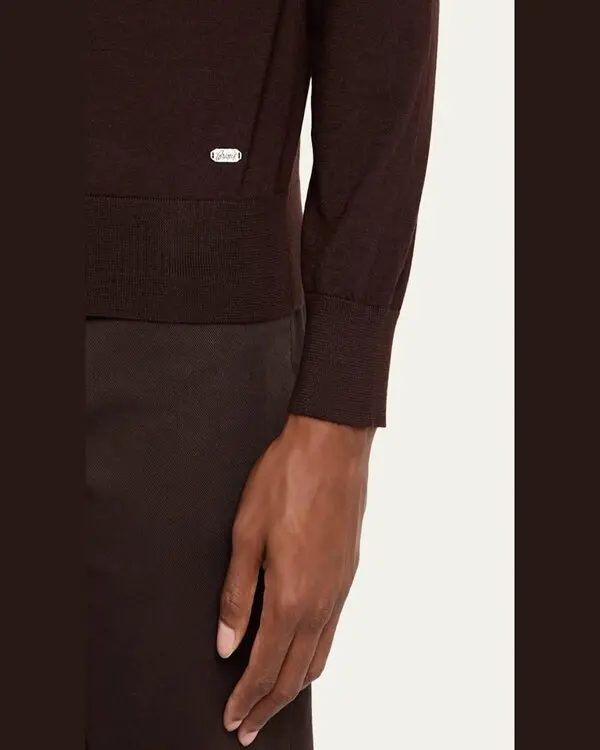 Brioni Cashmere And Silk Slim Turtleneck Sweater