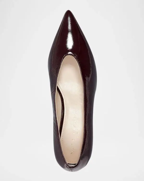 Marc Fisher Cecile Leather Pumps - Red