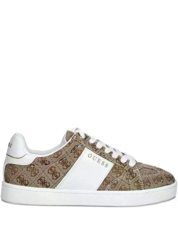 Guess Jrone Monogram Canvas Sneakers