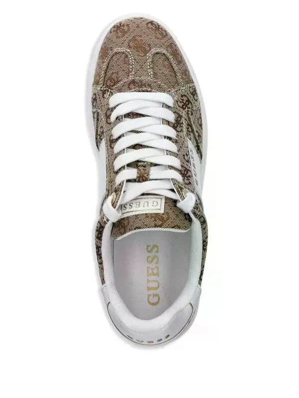 Guess Jrone Monogram Canvas Sneakers