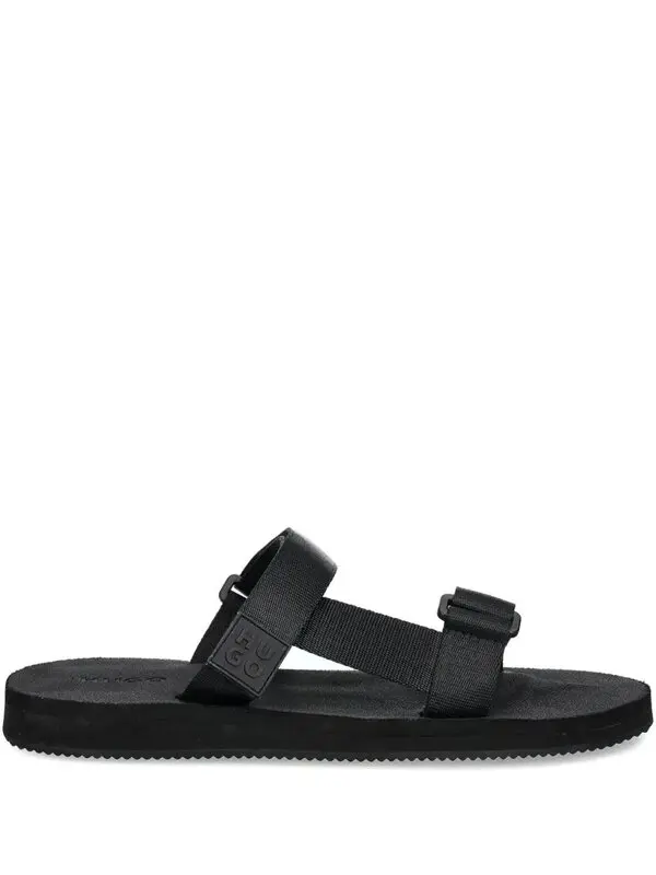 Hugo Double-strap Sandals - Black