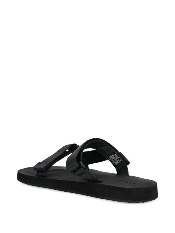 Hugo Double-strap Sandals - Black