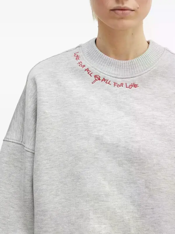 Fiorucci Embroidered Crew-neck Sweatshirt
