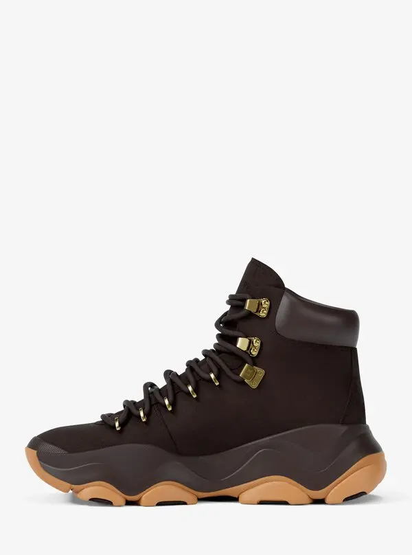 Michael Kors Atlas Suede Lace-up Boots