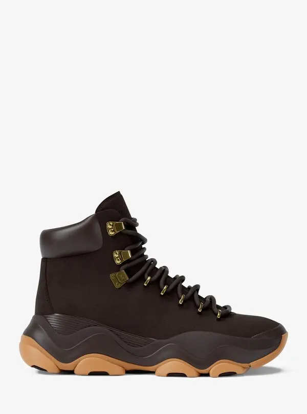 Michael Kors Atlas Suede Lace-up Boots