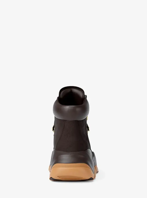 Michael Kors Atlas Suede Lace-up Boots