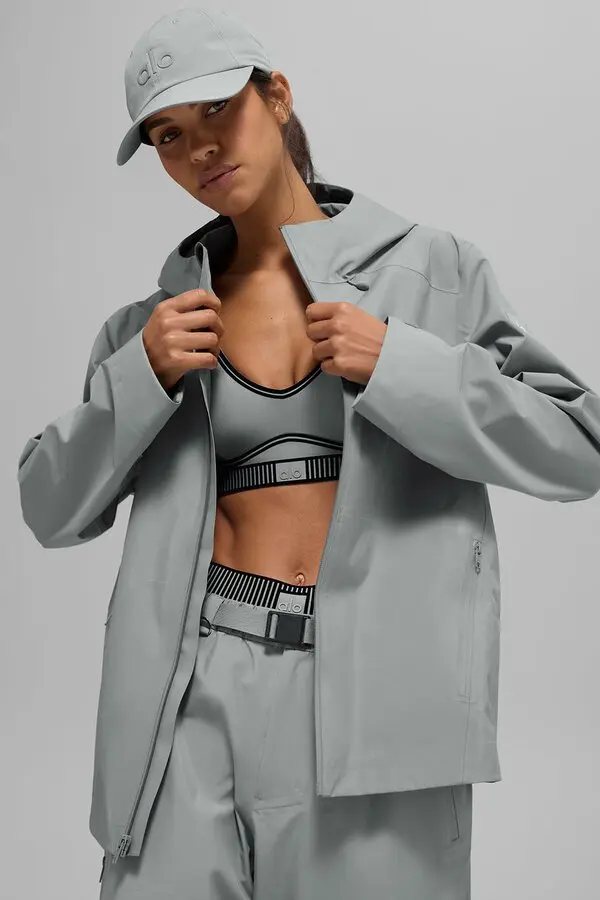 Alo Yoga Alpha Shell Jacket - Lunar Grey
