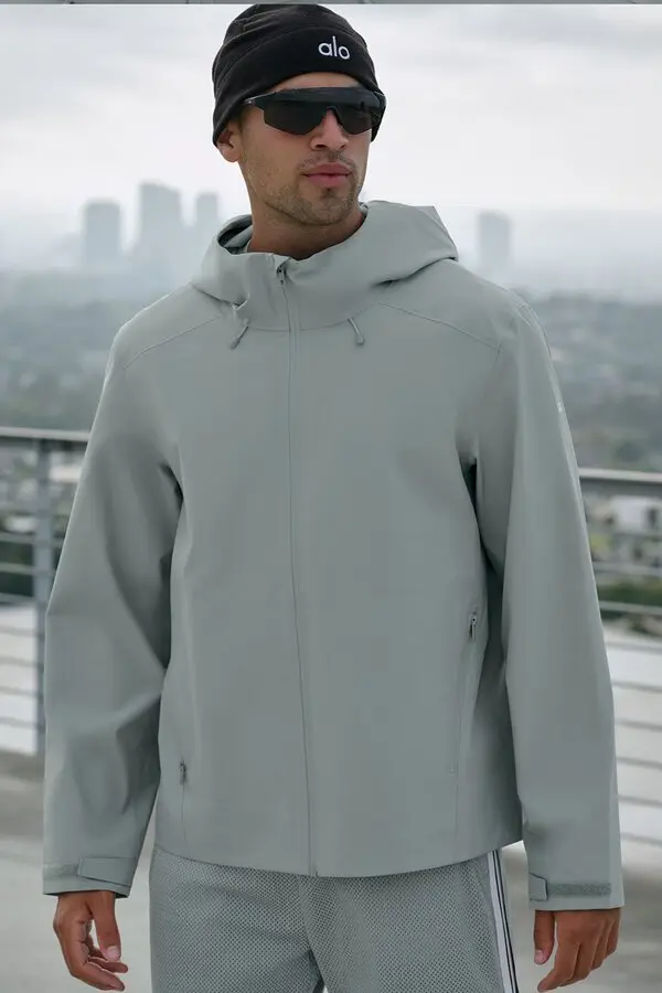 Alo Yoga Alpha Shell Jacket - Lunar Grey