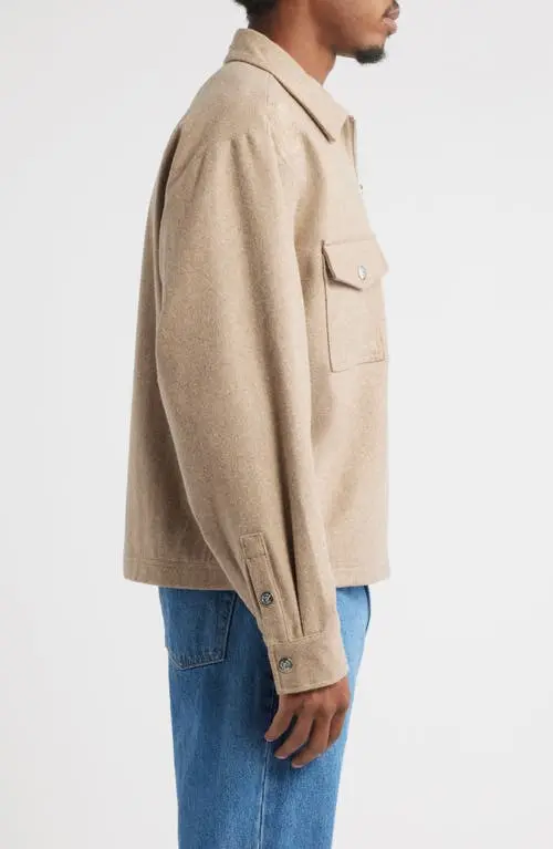 SANTO STUDIO Trapani Wool-blend Zip-up Jacket