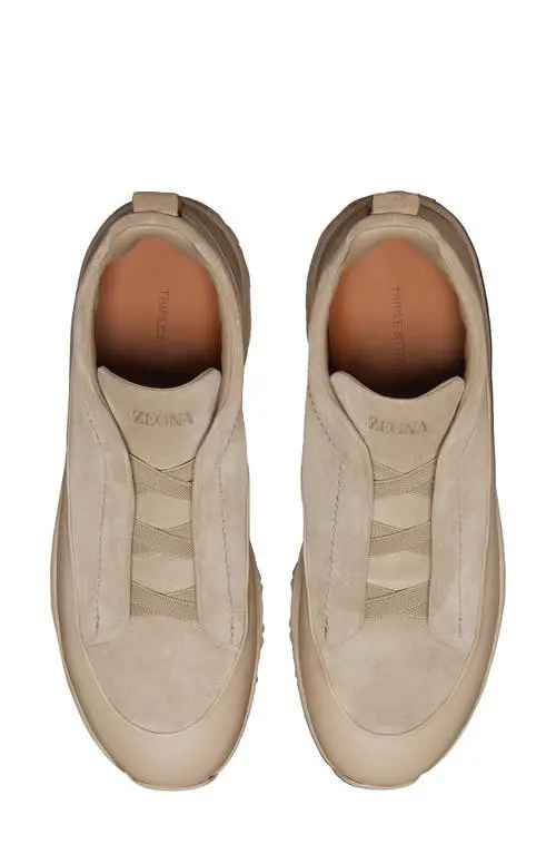 Zegna Triple Stitch™ Monte Sneakers - Light Taupe