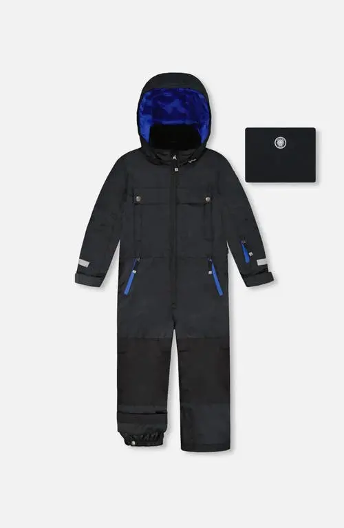 DEUX PAR DEUX Solid One-piece Teknik Snowsuit - Black