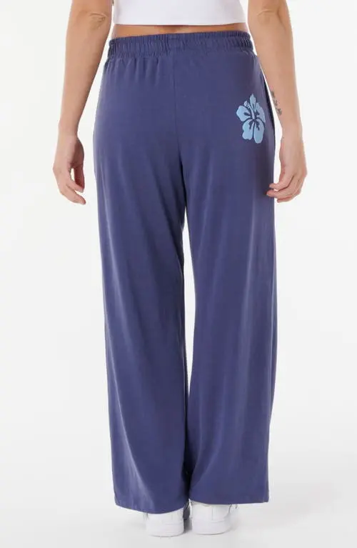Rip Curl Luxe Surf Wide Leg Track Pants - Navy