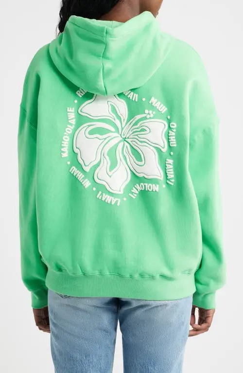 Rip Curl Heritage Fleece Hoodie - Green Hawaii